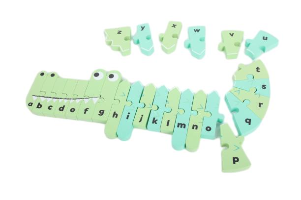 25125-Alphabet Alligator Puzzle – egofuntoys